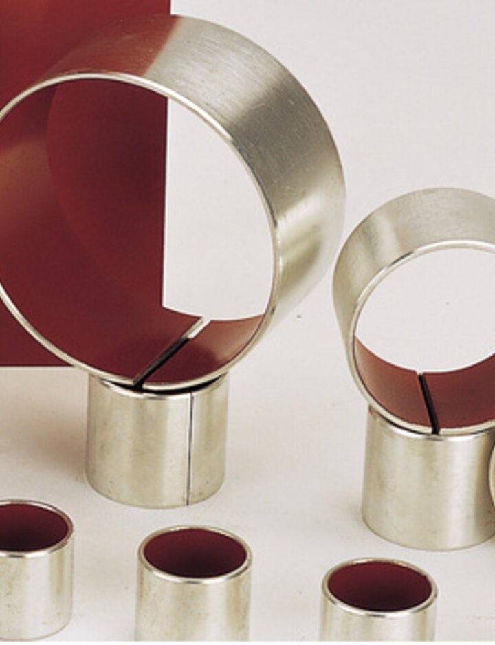 Gerollte Gleitlager, wartungsfreie Trockengleitlager | GGT