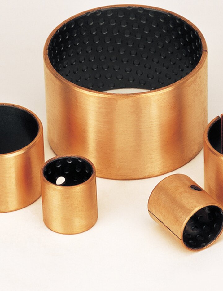 Gerollte Gleitlager, wartungsfreie Trockengleitlager | GGT